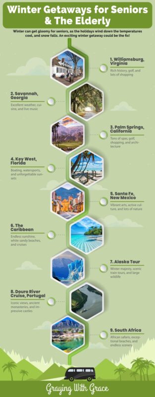 9 Best Winter Getaways For Seniors and the Elderly