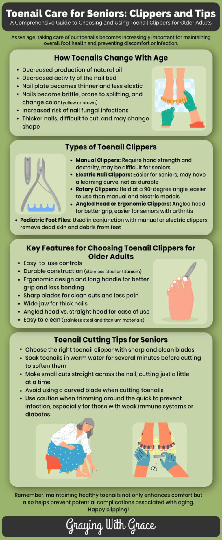 9 Best Toenail Clippers for Seniors & the Elderly (Easy to Use)