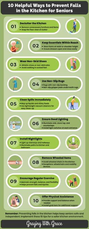 How to Prevent Falls in the Kitchen [10 Simple Tips]
