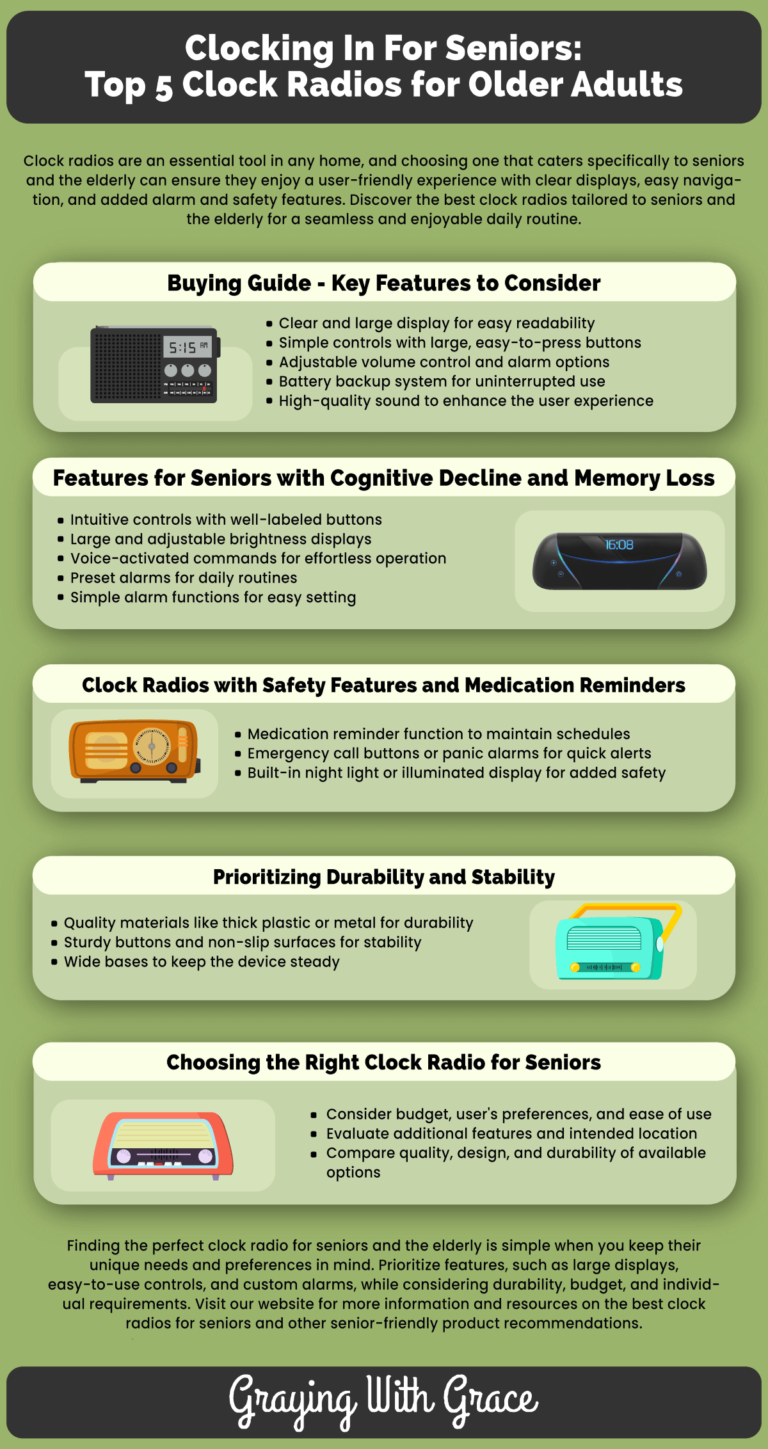 Best Clock Radio for Seniors: Hear, See, and Feel the Difference!
