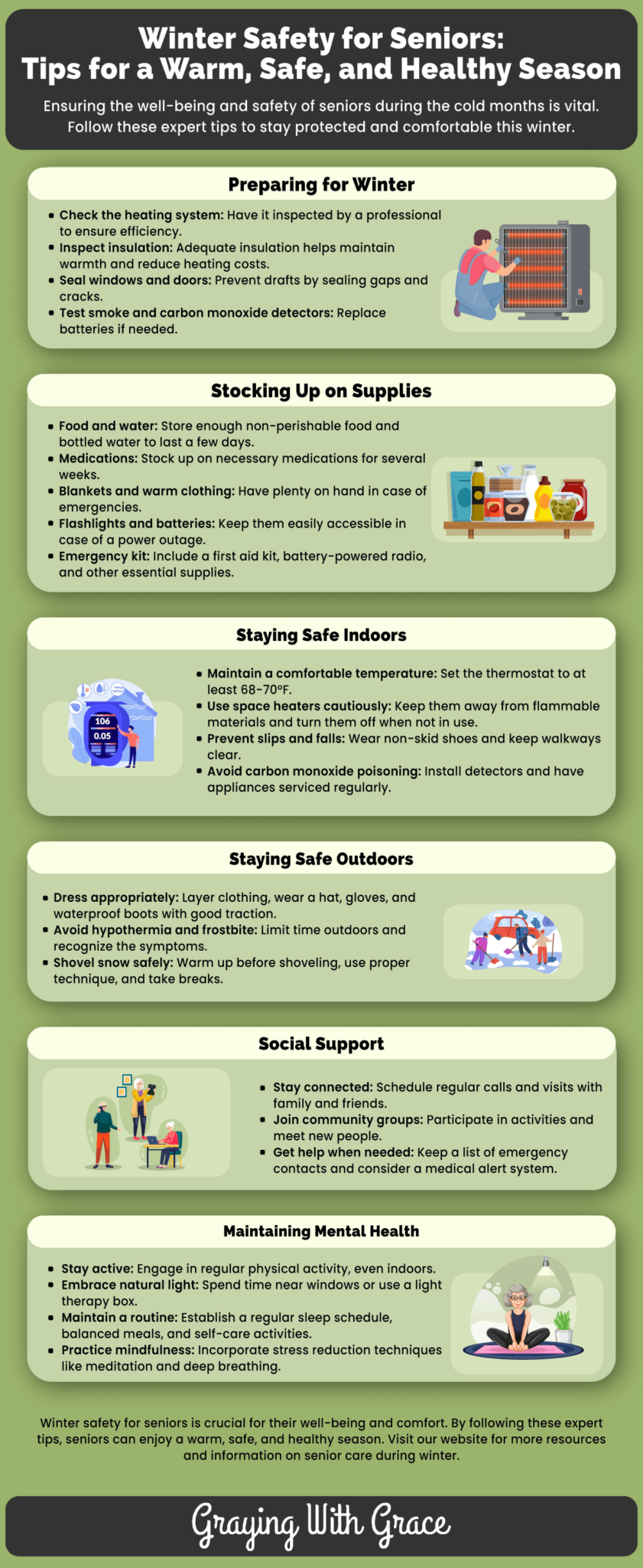 Winter Safety Tips for Seniors: Cold Weather Confidence for the Elderly