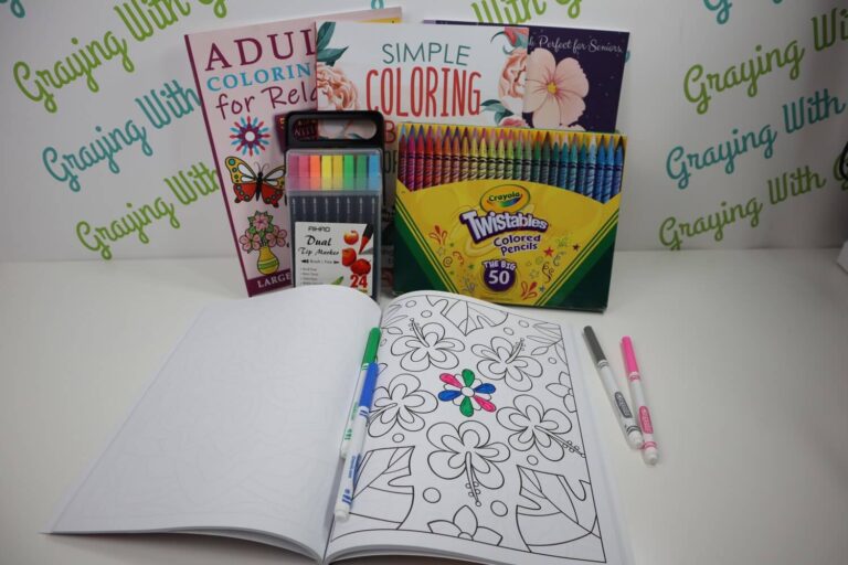 Best Coloring Books for Seniors: Creativity Has No Age Limit