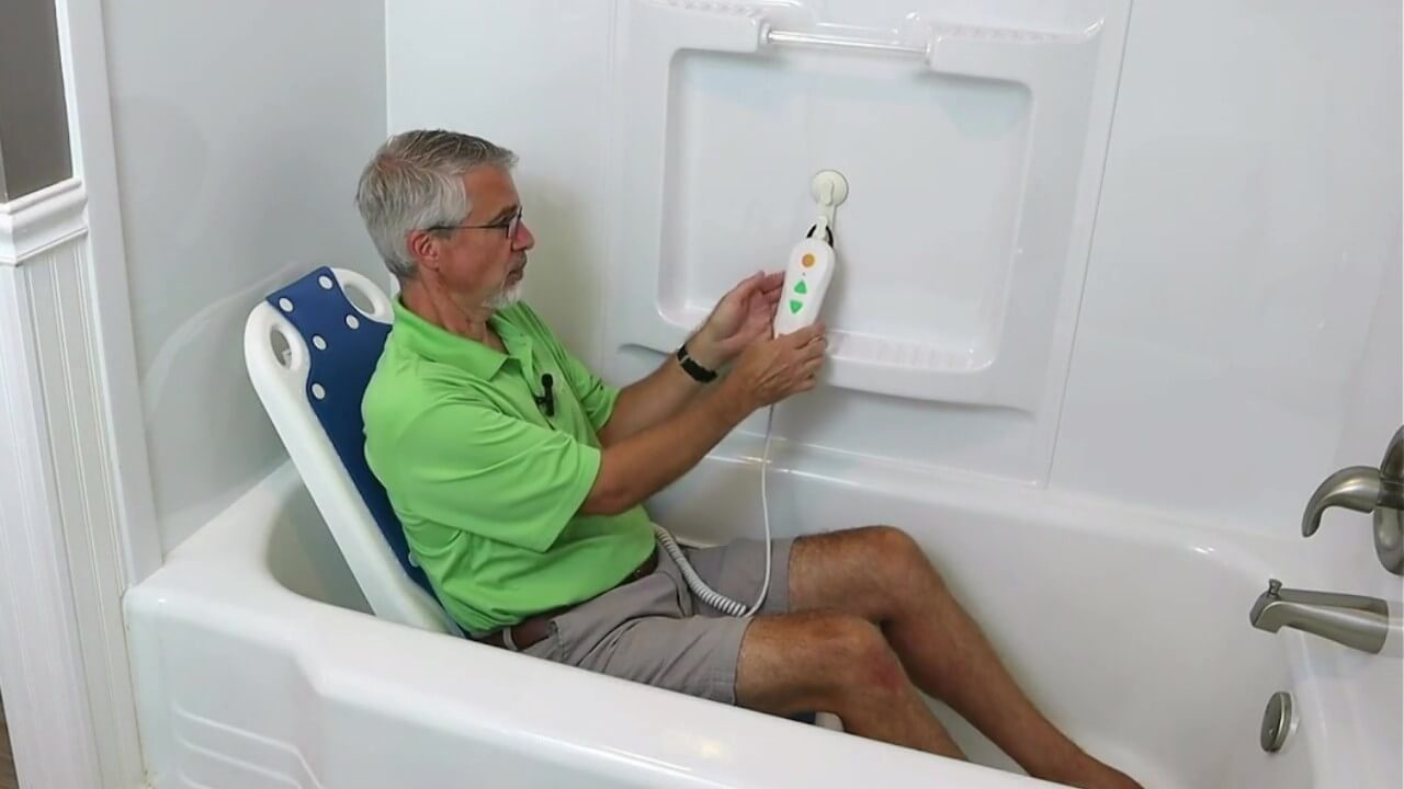 Using the MAIDeSITe Electric Bath Lift to Regain Bathing Independence