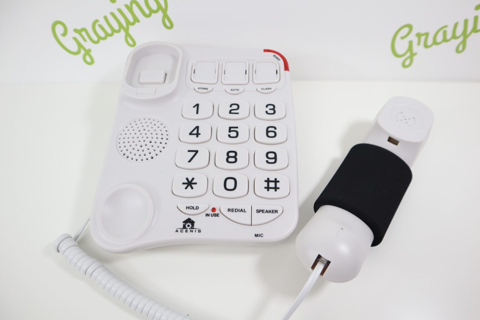 Acenis Big Button Phone: A Simple Landline Phone for Seniors