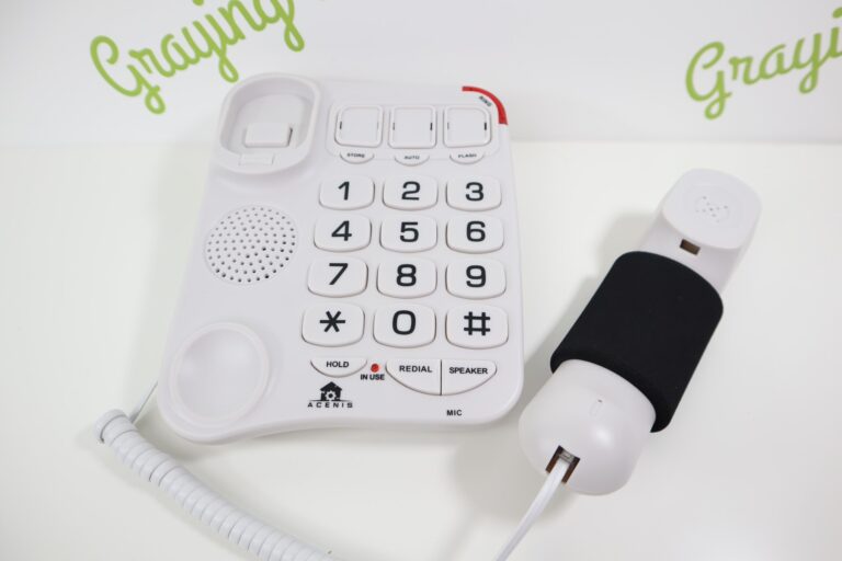 Acenis Big Button Phone: A Simple Landline Phone for Seniors