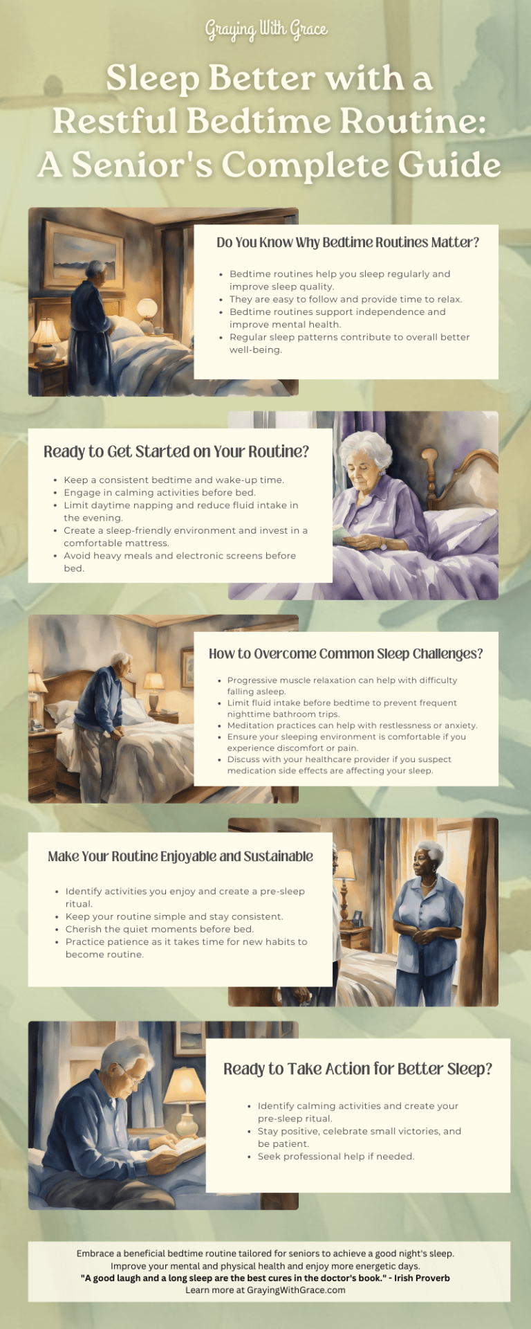 Revamp Your Sleep: A Senior's Guide to a Restful Bedtime Routine