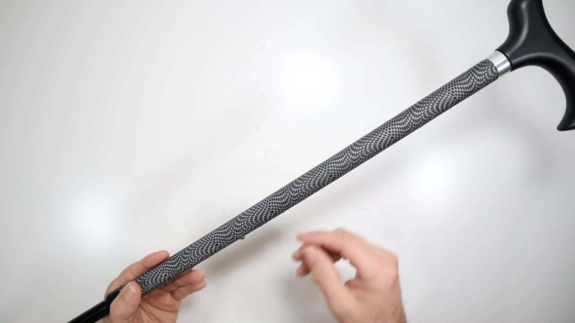 Worried About Walking After Dark? NightWalk Reflective Waves Cane Can Help!