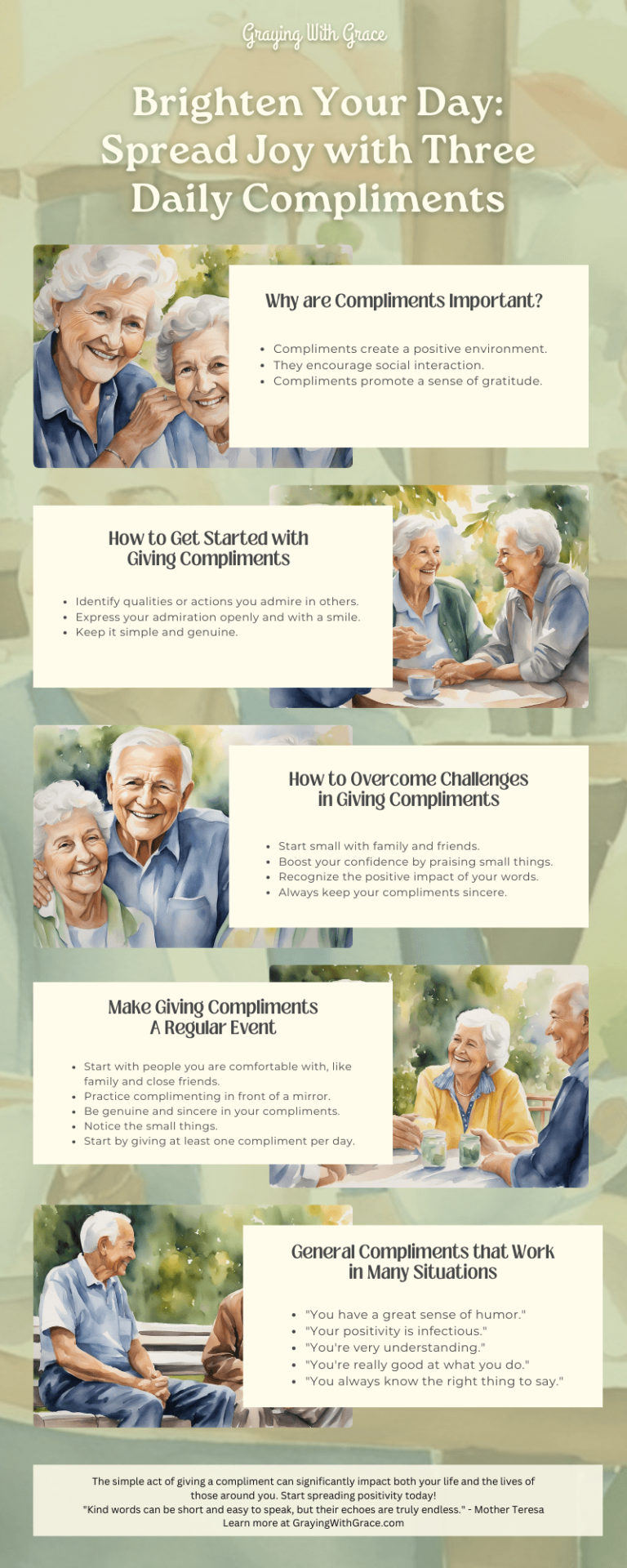 Boost Happiness and Senior Connections With Three Daily Compliments