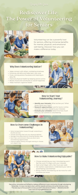 Active Aging through Senior Volunteering: Enrich Your Life and Others
