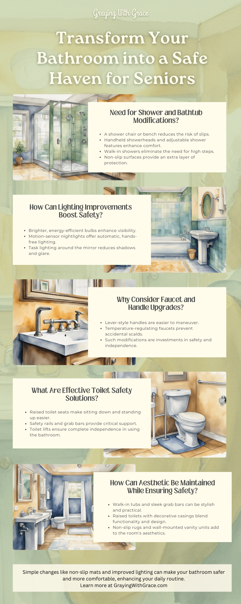 Simplified Guide to Enhancing Bathroom Safety for Seniors
