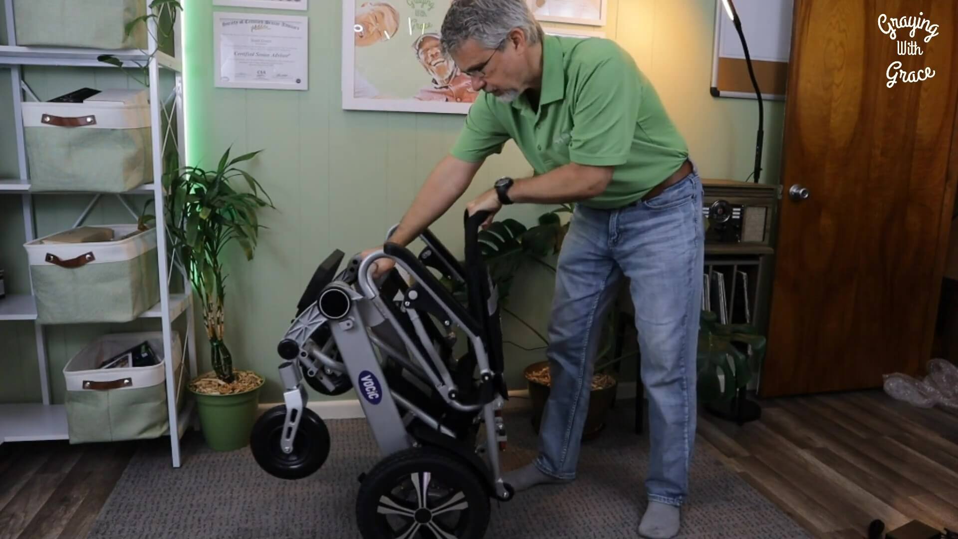 The VOCIC Power Wheelchair: Freedom of Portable Mobility – Graying With ...