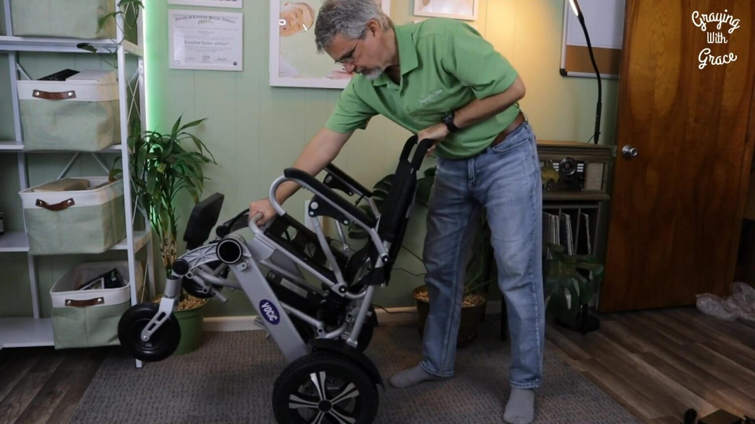 The VOCIC Power Wheelchair: Freedom of Portable Mobility – Graying With ...