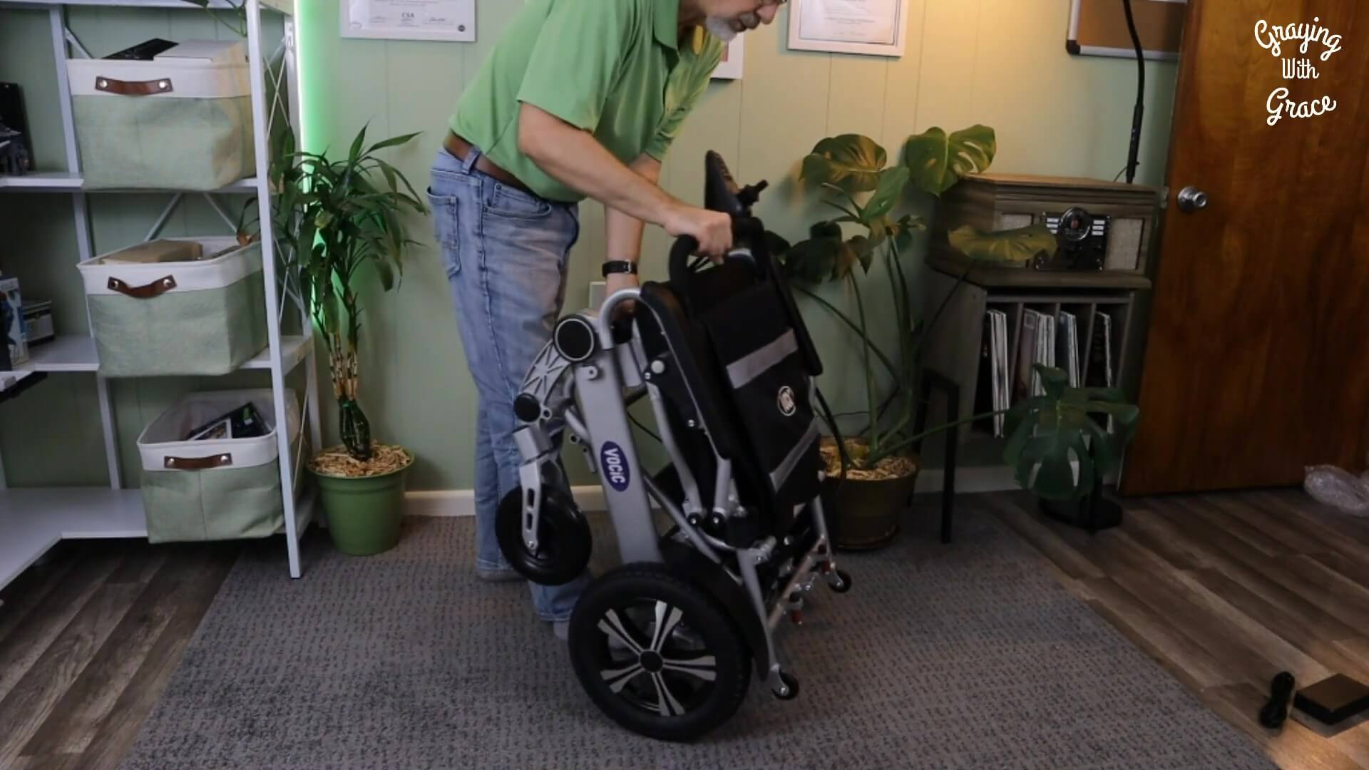 The VOCIC Power Wheelchair: Freedom of Portable Mobility – Graying With ...
