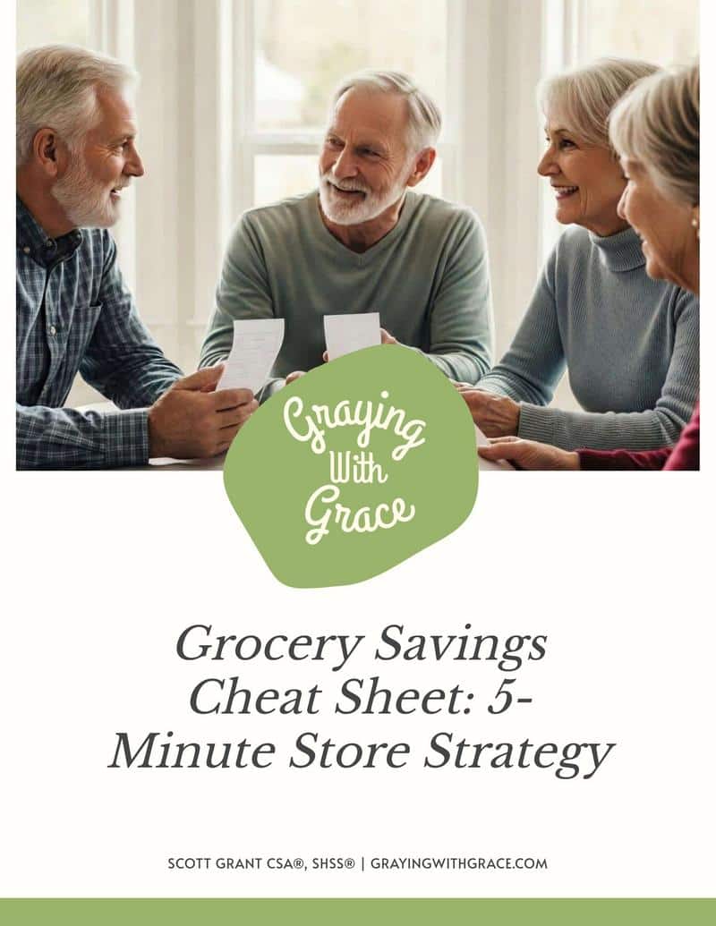 Grocery Savings Cheat Sheet: 5-Minute Store Strategy – Graying With Grace